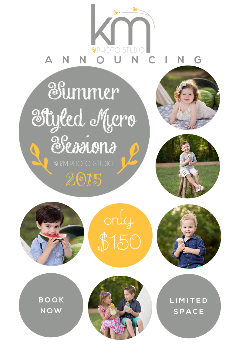 Summer Mini Sessions 2015 ~ Just for Kids! - KM Photo Studio // Dallas ...